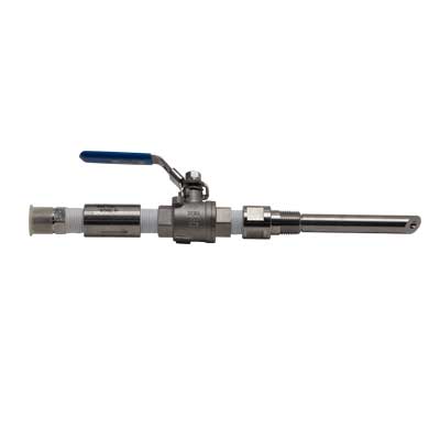 ¾" NPT Process Connection, 0.54 Retractable Quill, Maximum Length 8.75 ...